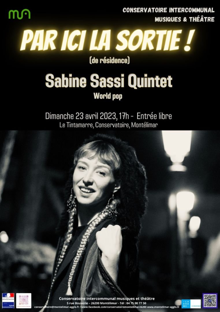 Sabine Sassi Quintet - Par ici la sortie ! :: Montelimar Agglomération